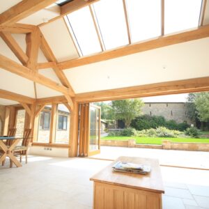 Stone Barn renovation | oak frame | Natural Structures