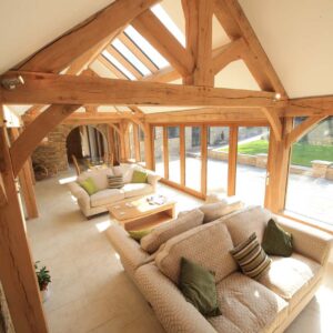 Stone Barn renovation | oak frame | Natural Structures